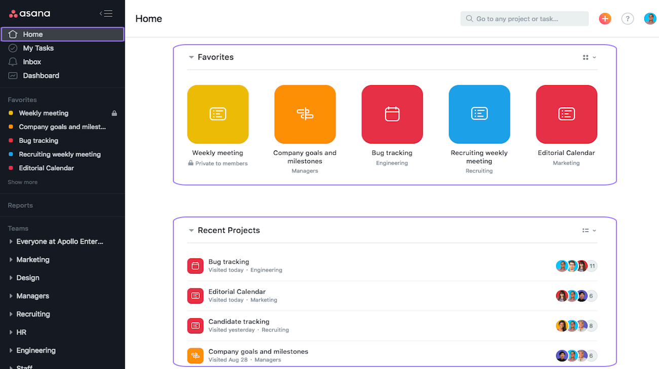 Dashboard Deprecation • Asana Product Guide
