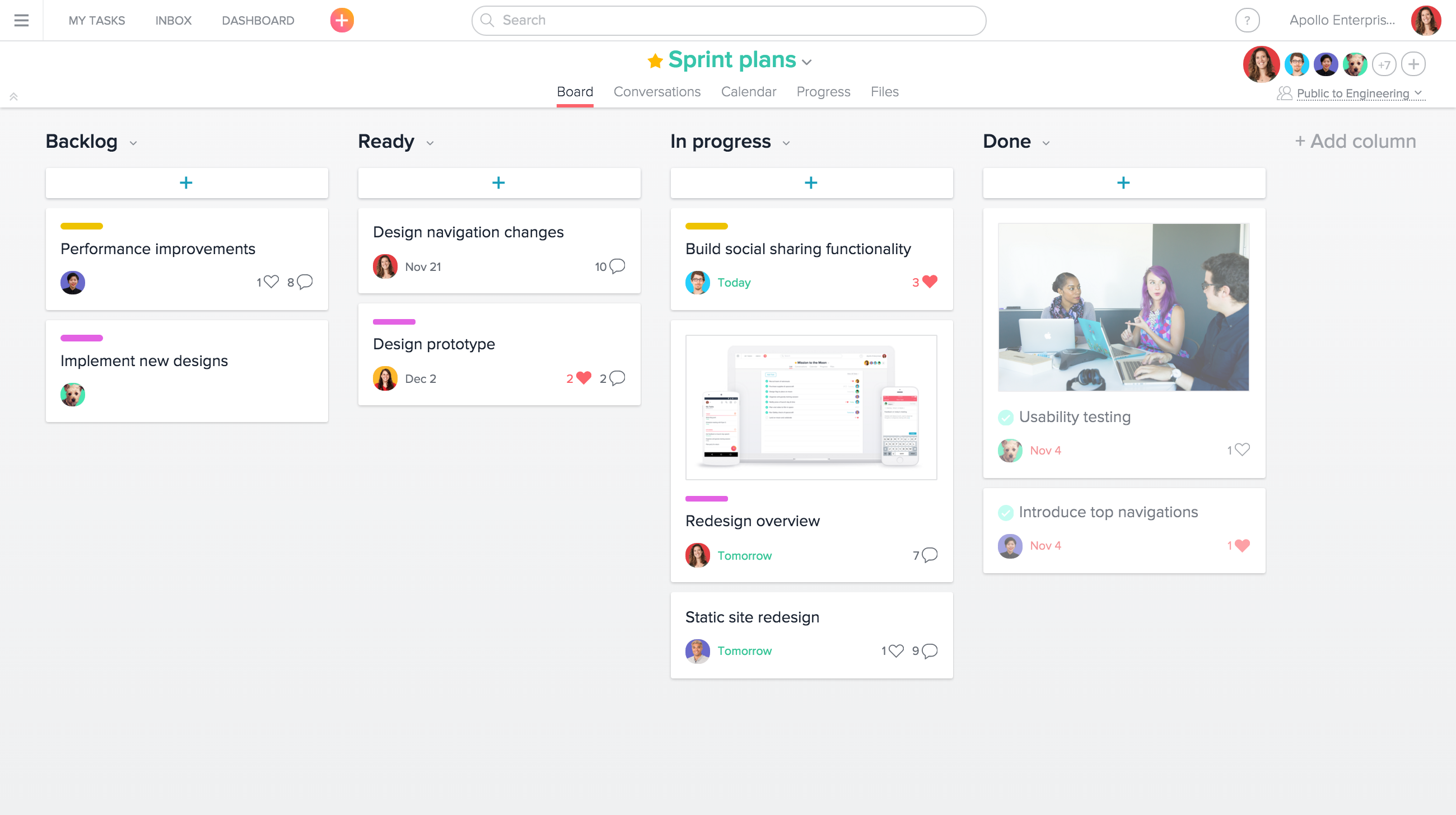 Free Agile Project Management Software Asana