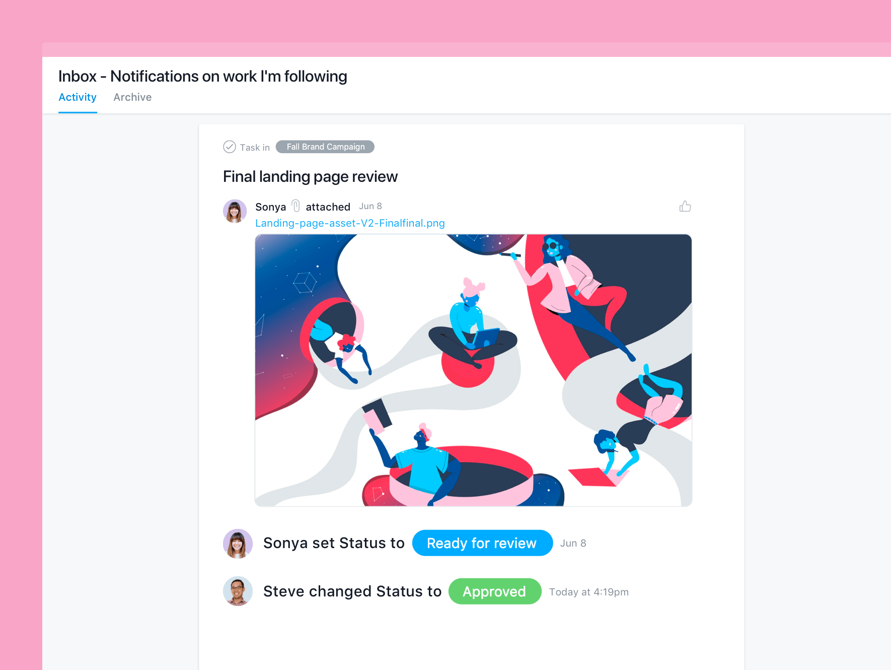 Marketing project management software for teams · Asana
