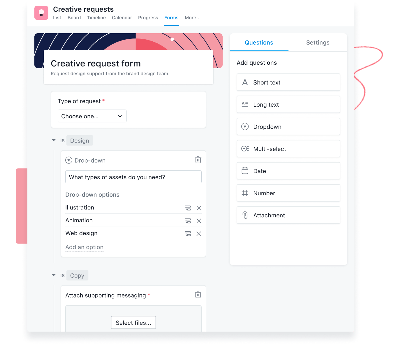 Asana Forms Submit And Manage Res With Custom Forms Asana
