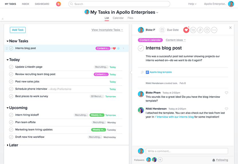 Task Management Software for Work& Keep Your Team On Track · Asana