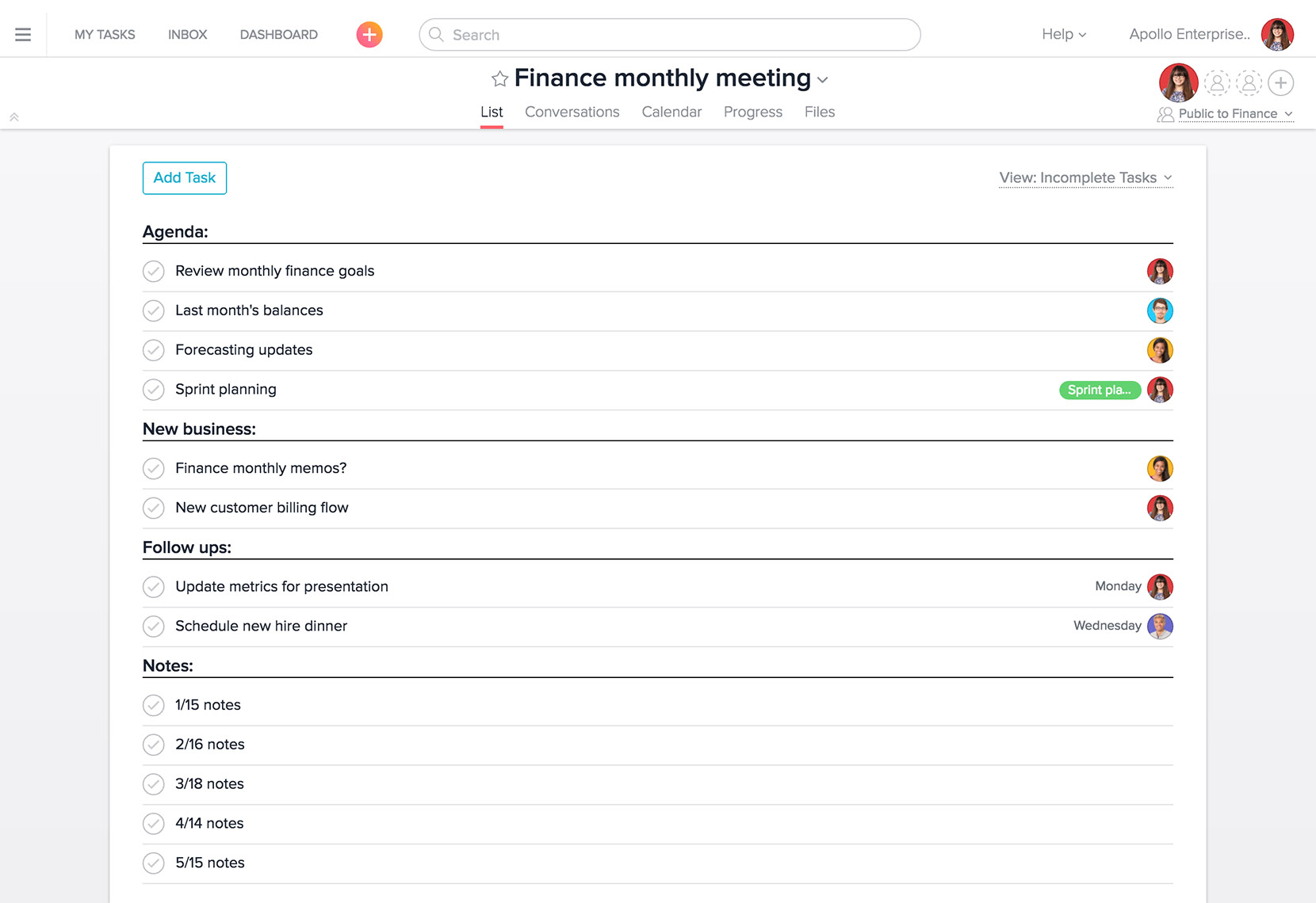 Online Project Management Tool for Teams · Asana