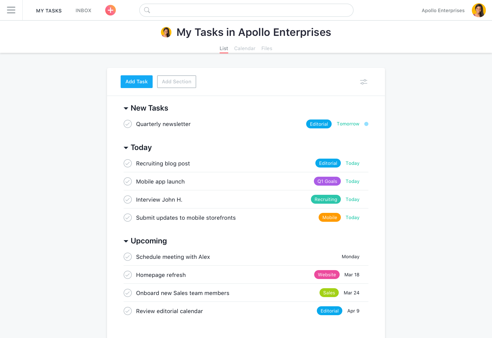 Task Management Software For Work Keep Your Team On Track Asana