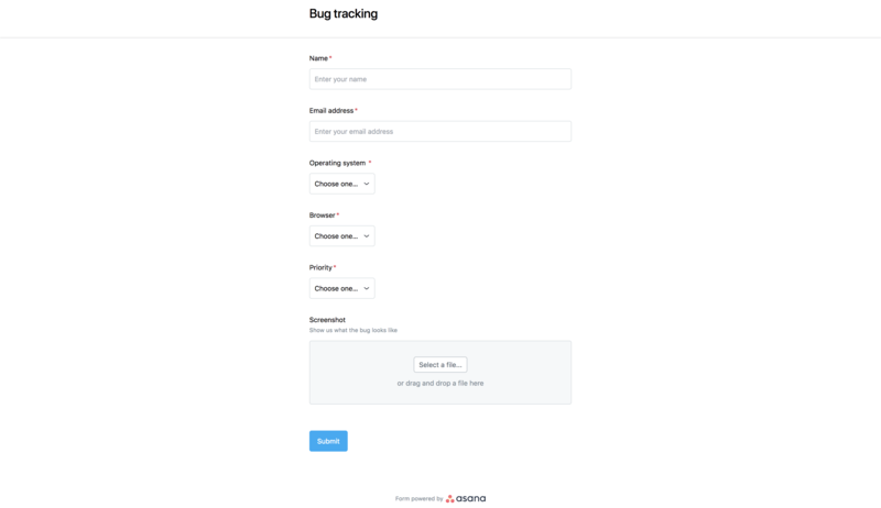 Bug Tracking In Asana Product Guide Asana Product Guide