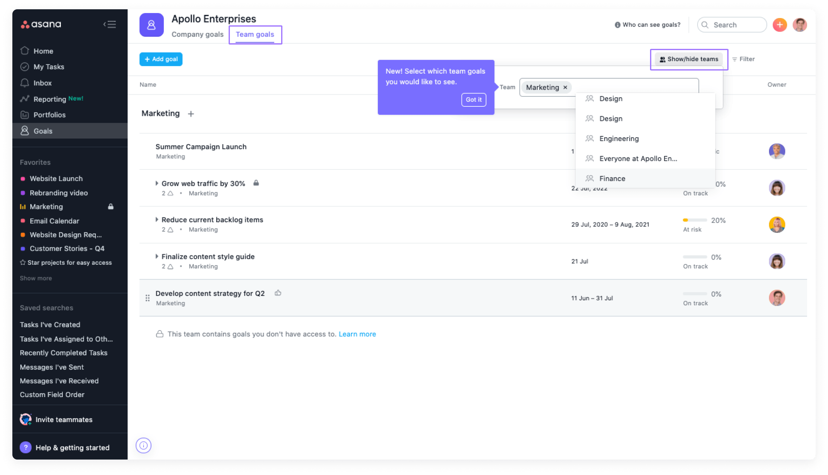 How to Get Started With Asana Goals | Product Guide • Asana